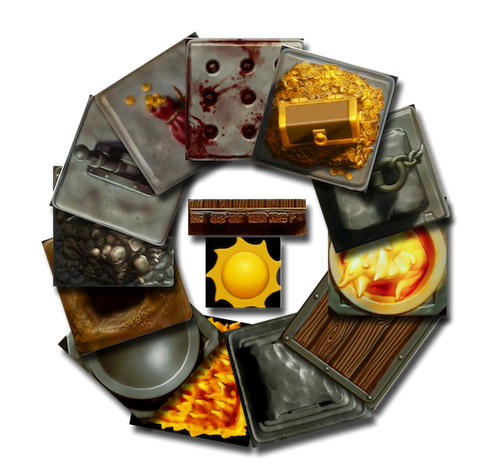 Extra Torch & Shield Tokens | Grimskald