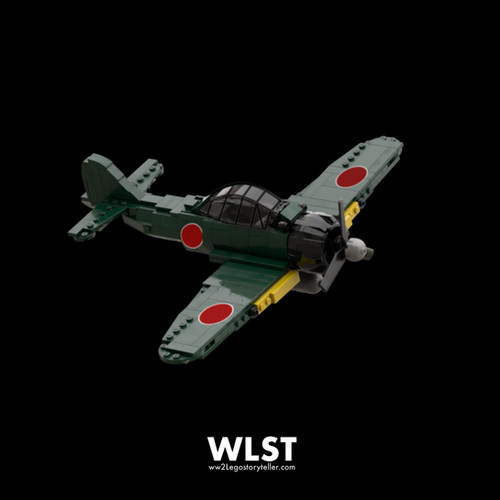 Japanese A6M ZERO_GREEN | WLST - Custom Lego