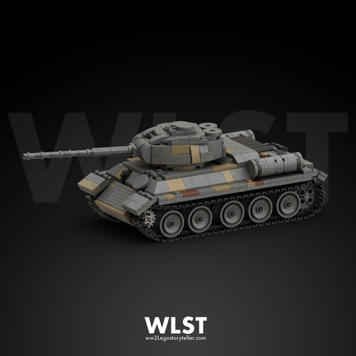 T34-85_Berlin | WLST - Custom Lego
