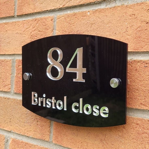 Laser Cut House Number | WOW CUSTOM SIGNS