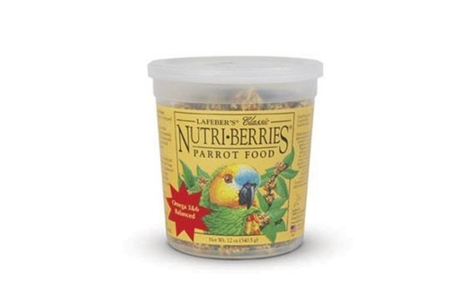 LC PTNB 12 Parrot Classic Nutri-Berries 12 oz. Tub | Bastropcages