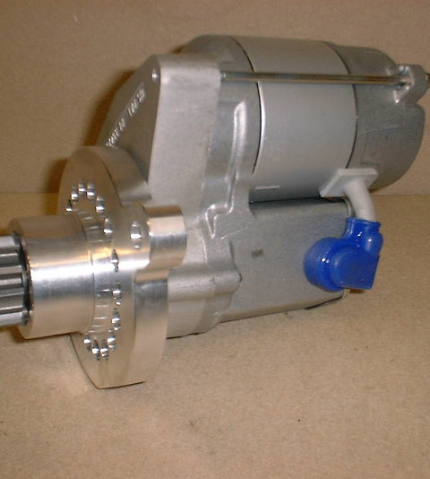 geared starter motor