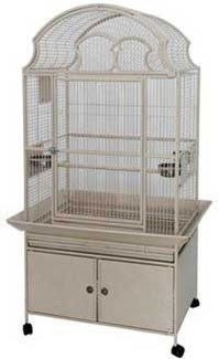 RY3223 Victorian Cage with a Cabinet Base 32"x23"x64" | Bastropcages