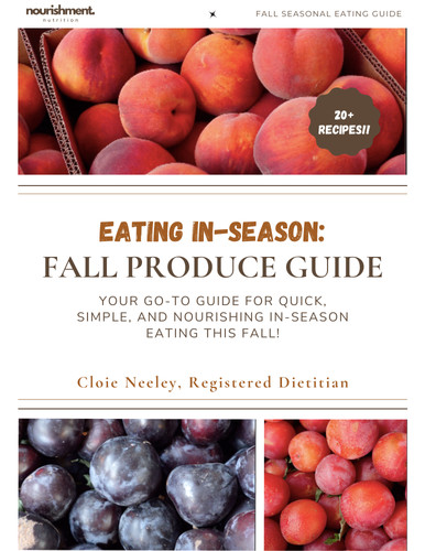 Eating In Season: Fall Produce Guide | NourishmentNutrition
