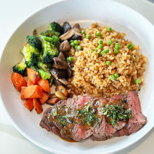 Charcoal-Grilled Ana Paula Black Angus Rice Bowl | Hiddendoorconcepts