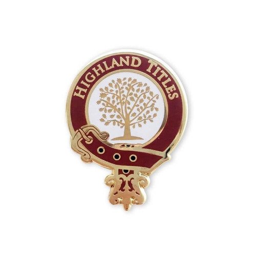 Highland Titles Crest Pin | Highland Titles