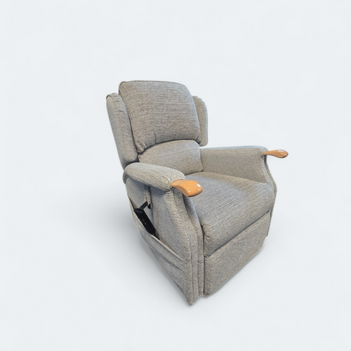 Repose Olympia Single Motor Rise and Recline Chair with Knuckle Arms ...