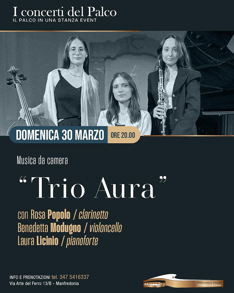 Il Trio Aura: eleganza e armonia in musica