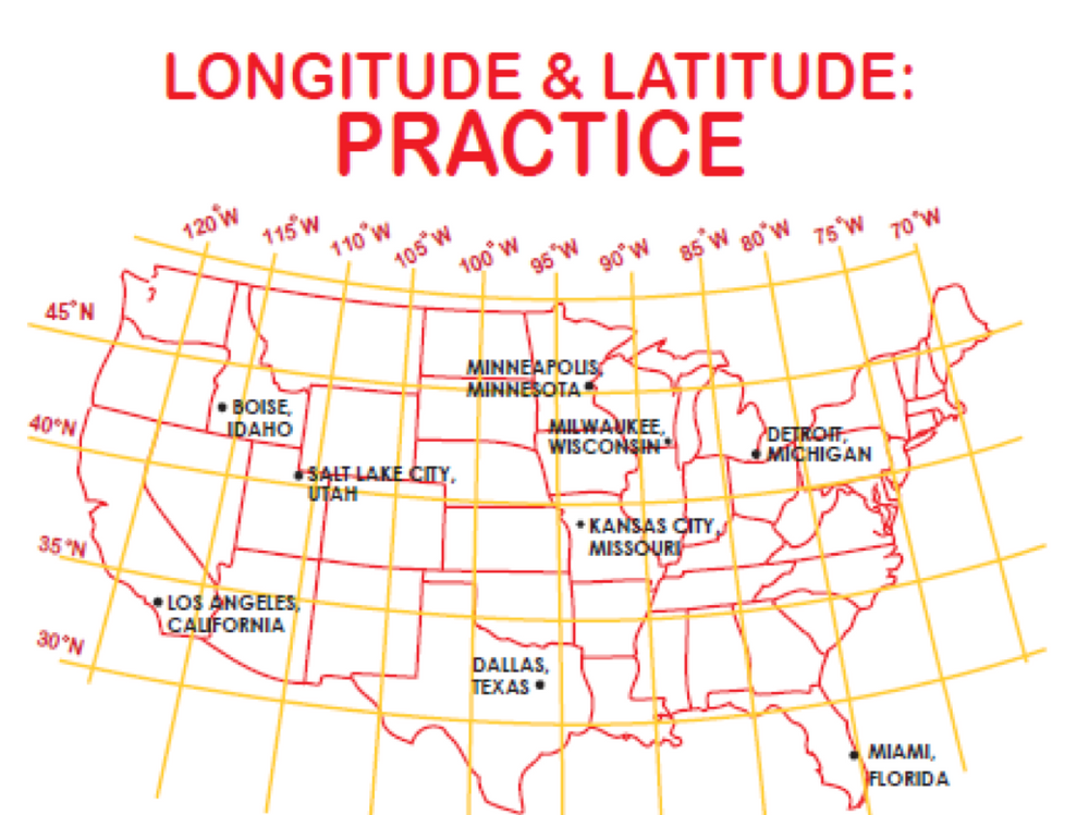 Latitude and Longitude & Map Types