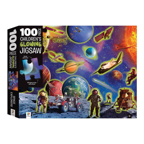 100-Piece Children’s Glowing Jigsaw: SPACE EXPLORERS | 1010 Cosmos