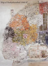 MAP OF SHAHJAHANABAD