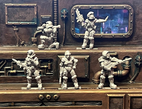 Ventauran Command & Heavy Weapon Pack - Set of 5 28mm Minis | Denizen