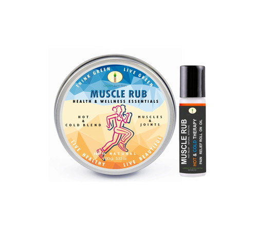 All Natural Muscle Rub Pain Relief Balm