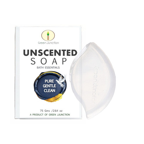 Leaf Shaped Unscented Soap Fragrance Free 75 Gms (1)