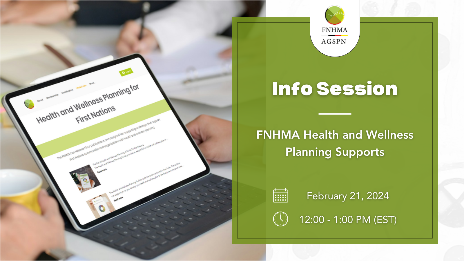 Info Session - Health and Wellness Planning | FNHMA