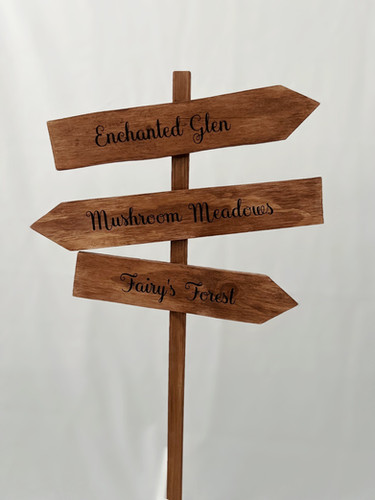 Customisable Cross Road Sign | Creative Vision Events