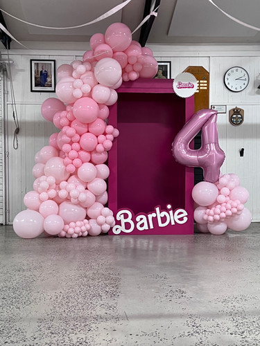 1.8 Meter Wooden Barbie Box Hire | Creative Vision Events luxe
