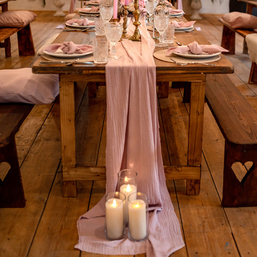 Table Runners soft fabric finish | Wedding Prop Shop