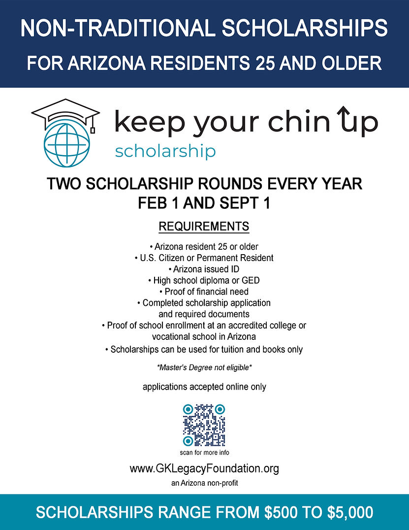 REQUIREMENTS FLYER | Gklegacyfoundation