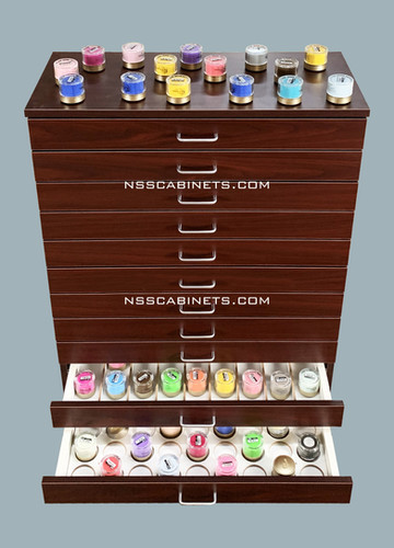 12 Drawer Dip Base Cabinet 32W48H | NSS Cabinet