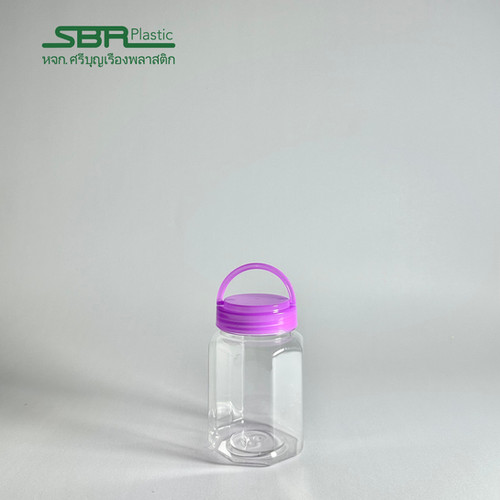 420cc PET Octagon Jar | SBR Plastic