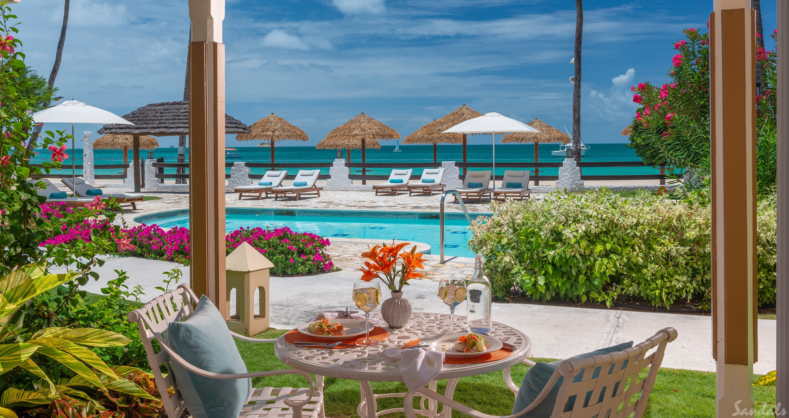 Caribbean Honeymoon Beachfront Grande Luxe Walkout Club Level Room