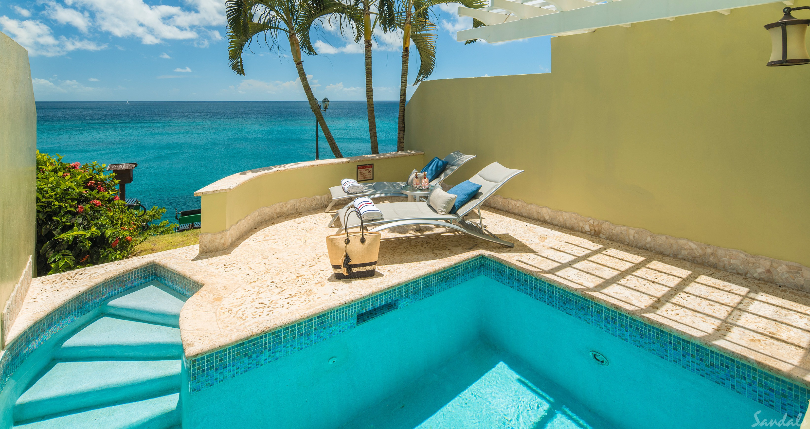 Sunset Bluff Oceanfront Two Story One Bedroom Butler Villa Suite with Private Pool