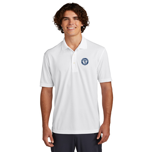 DTL Mens Polo - White | cuttingedgegraphics