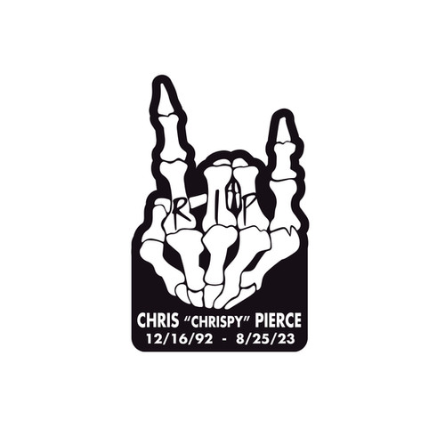 Chris Pierce Memorial Decal | cuttingedgegraphics