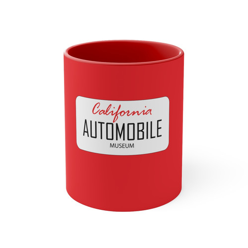 California Automobile Museum License Plate Mug - Vintage Car Lover's ...