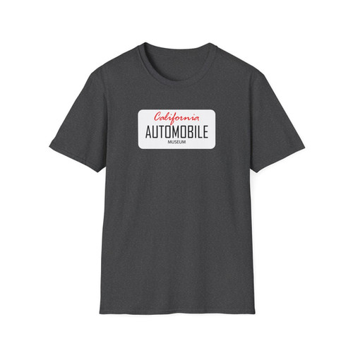 California Automobile Museum License Plate T-Shirt | Cal Auto Museum