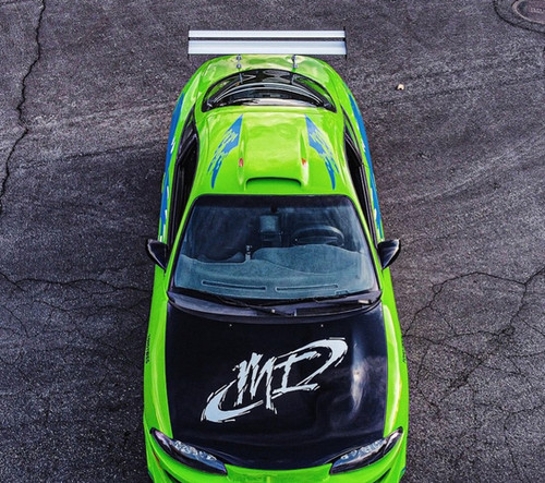 Roof Wing Decals | Racer's Edge Detail