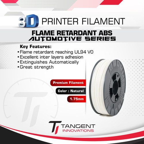 Flame Retardant ABS 3D Printing Material | Tangent Innovations