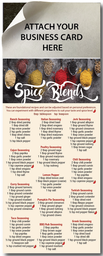 Spice Blend Cards | Chromograf