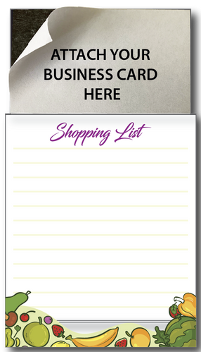 Magnetic Colourful Notepads - Shopping List | Chromograf