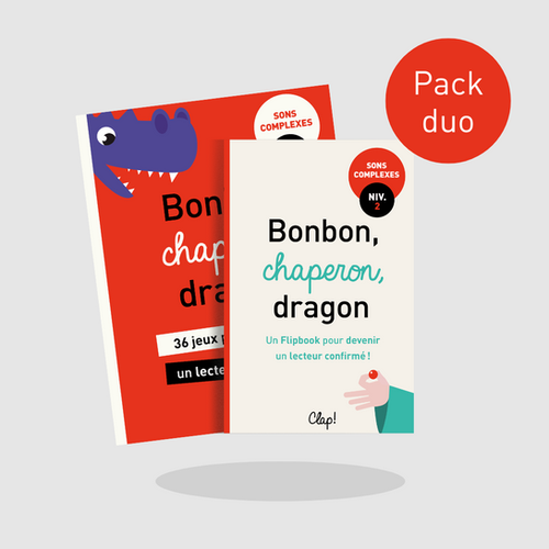 Pack duo : Bonbon, chaperon, dragon | Clap