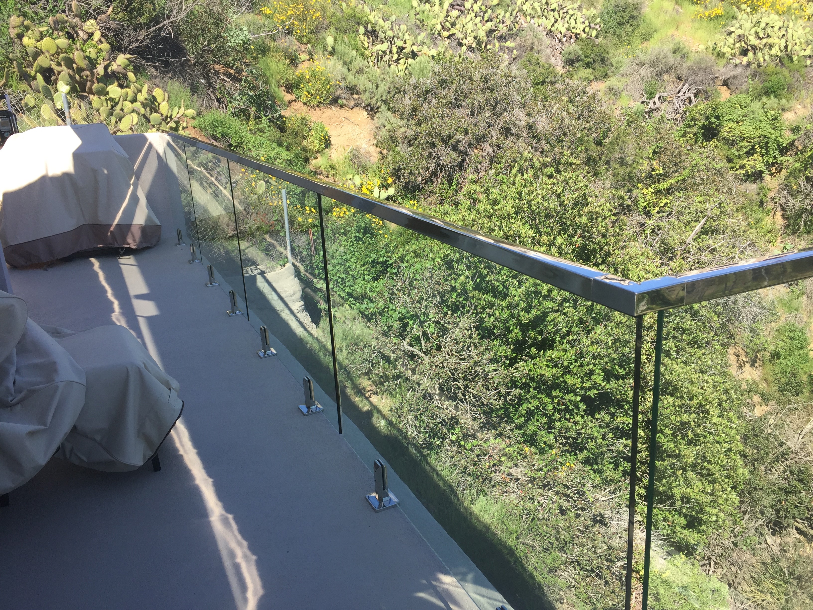 Glass Railing - Wind Walls