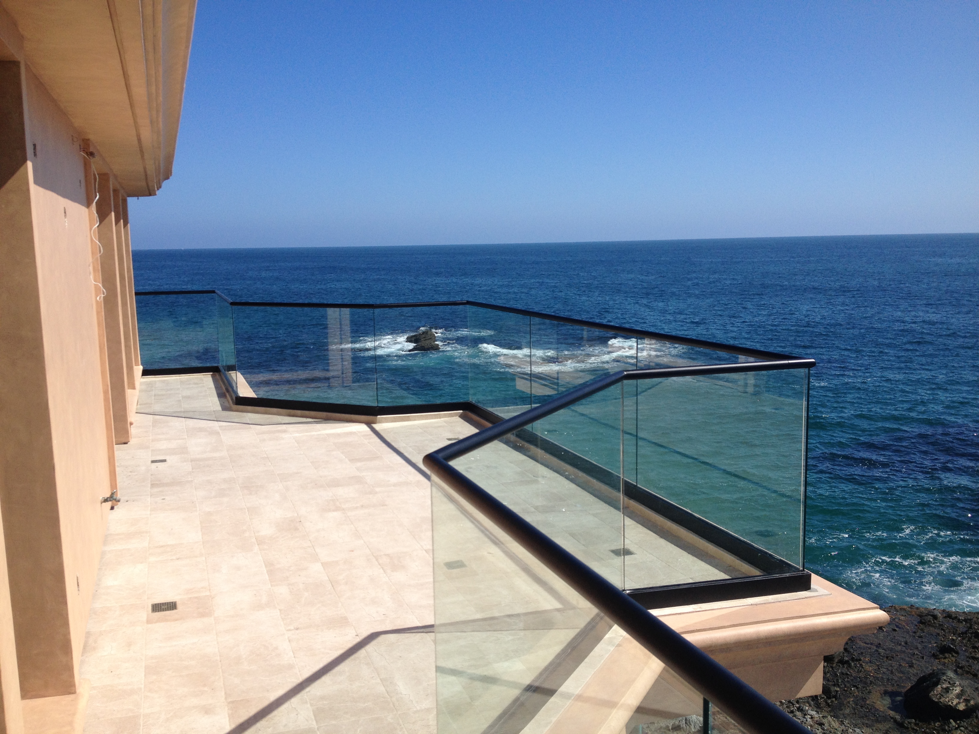 Glass Railing - Wind Walls