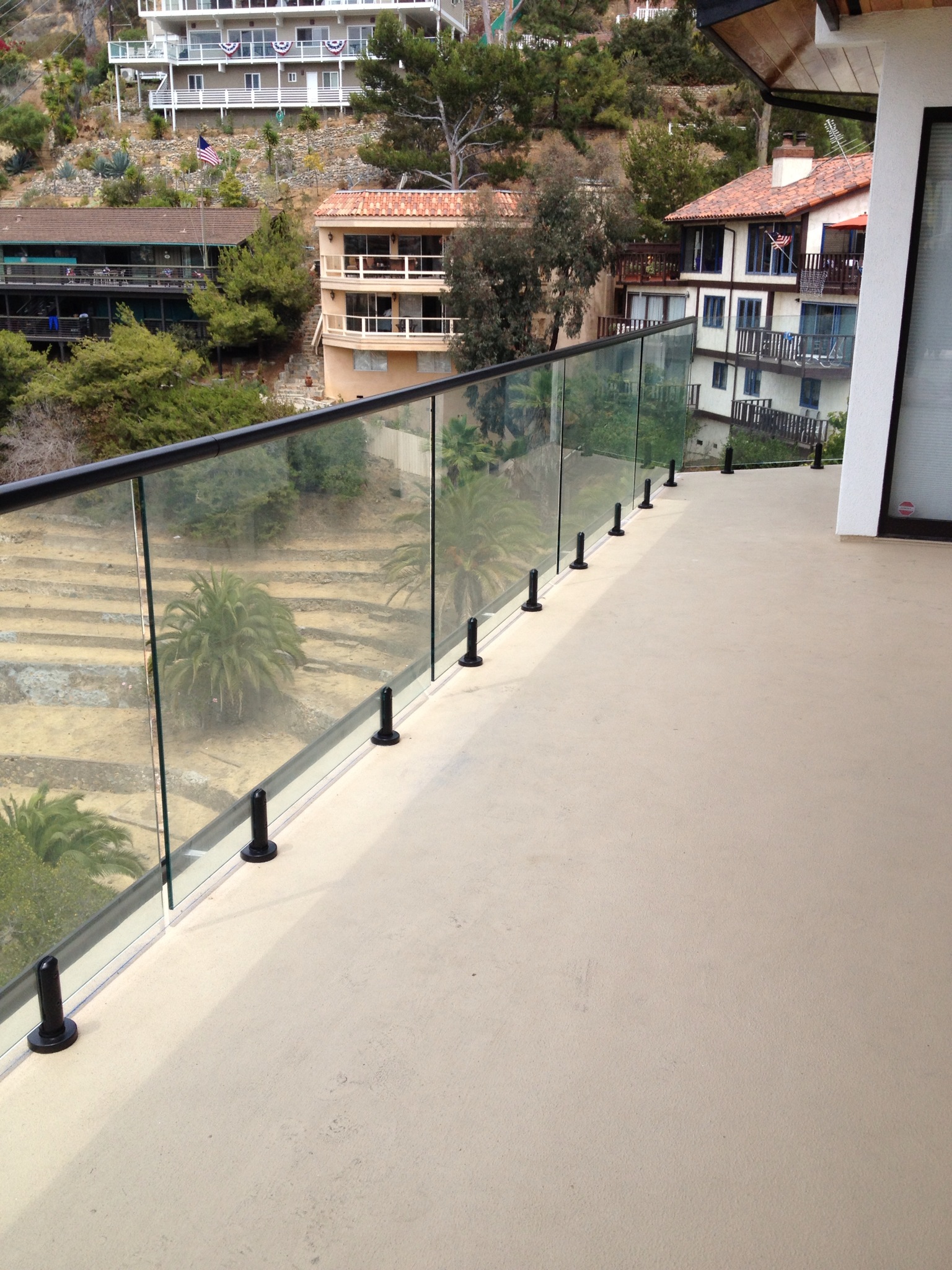 Glass Railing - Wind Walls