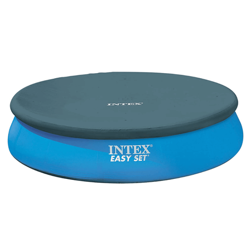 Intex Easy Set Durable Round Swimming Pool Cover Fits 8 Ft Lightweight ...