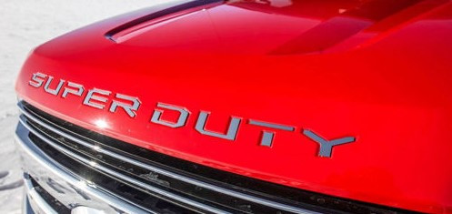 Set of Super Duty lettering (Front & Back) | ISFP Custom Emblems