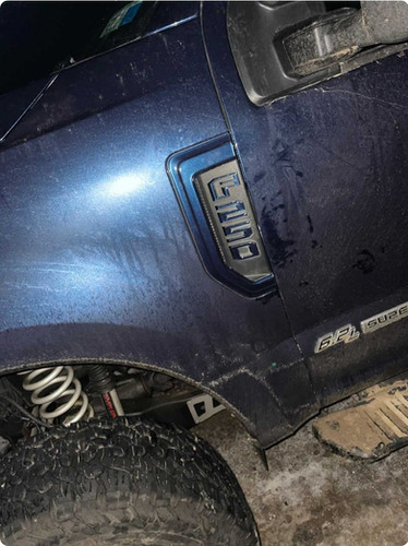 Acrylic Super Duty Fender Emblem Set - 2017 and up for F250/350 | ISFP ...