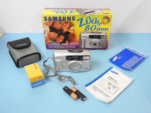 Samsung Maxima Zoom 80 point-and-shoot Film camera with a 38 - 80mm ...