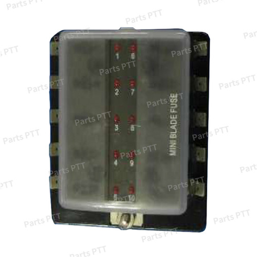 Fuse block with LED for ASP/Mini Fuse | PARTS PTT