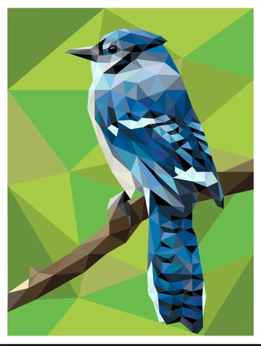 BJ The Blue Jay Paper Piecing Quilt Pattern By Legit | cottagetreasures