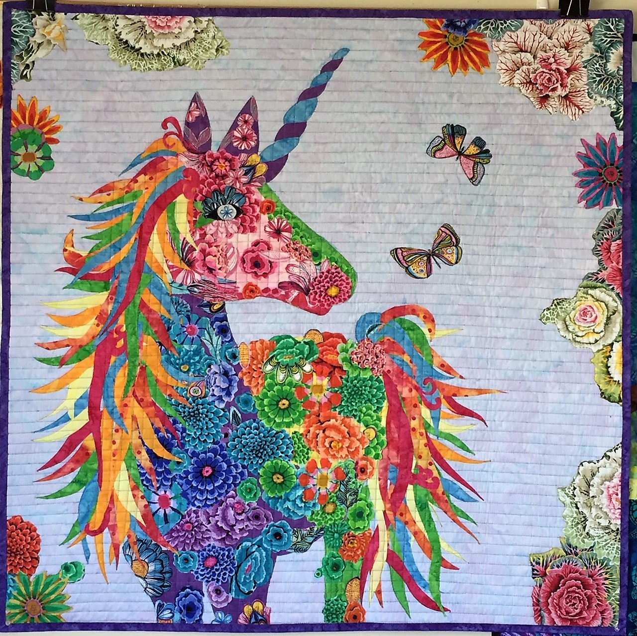 Blueprints & How To Home & Living NOLA the Unicorn Collage Quilt ...