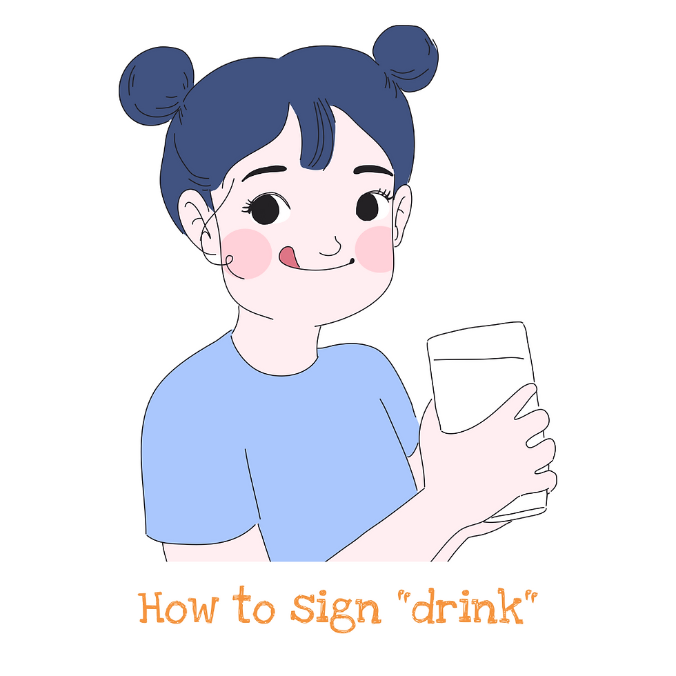 First Baby Signs: The "Drink" Sign