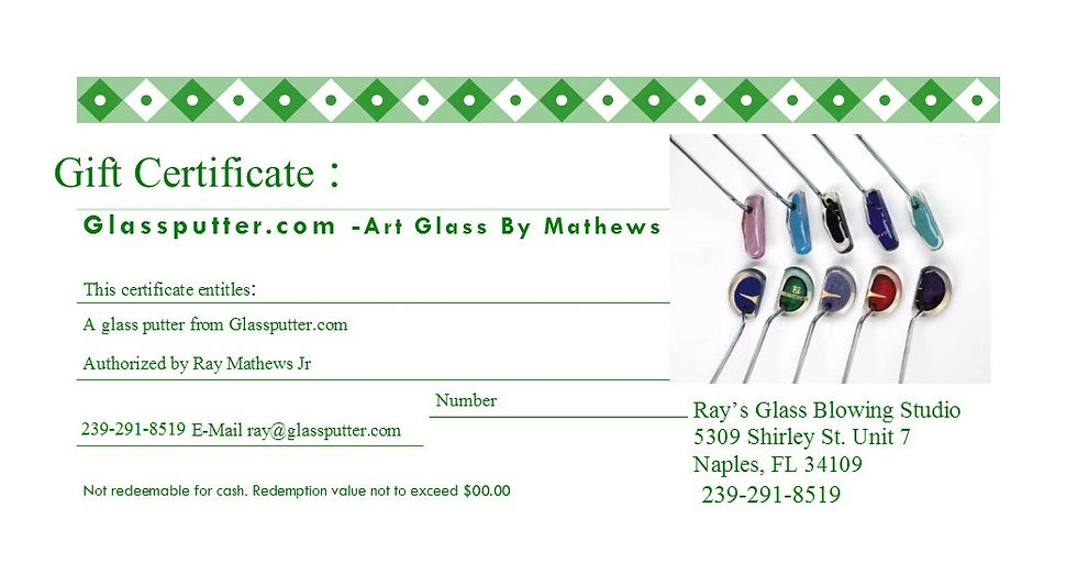 GlassPutter - Golf Putters Made From Glass