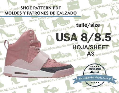 Yeezy 1 | Patrones Calzado