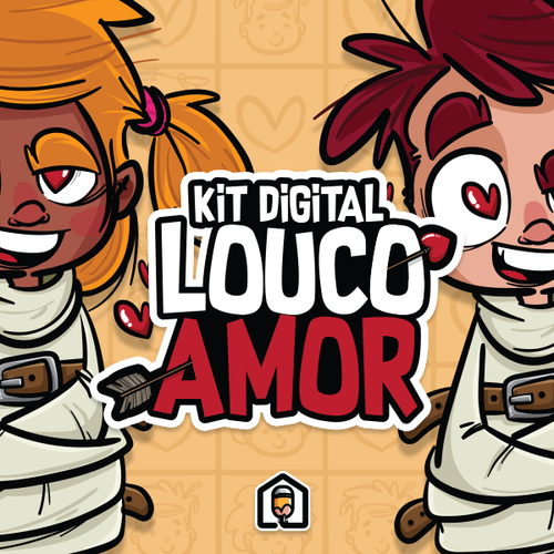 Kit Digital Louco Amor | Kafofu Criativo
